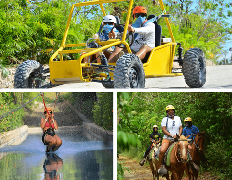 Bavaro Adventure Park | Mega Combo Buggy Ride, Zipline Mega Splash ...